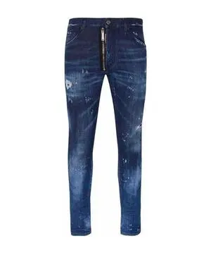 Dsquared2 Cool Guy Distressed Straight-leg Jeans - Black
