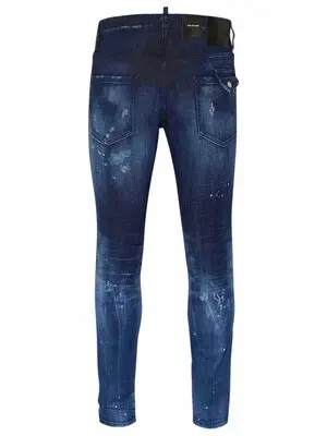 Dsquared2 Cool Guy Distressed Straight-leg Jeans - Black