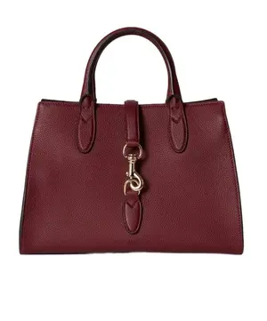 Gucci Medium Tote Bag With Hook Closure - Ancora Red