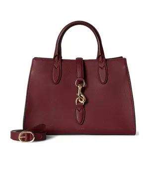 Gucci Medium Tote Bag With Hook Closure - Ancora Red