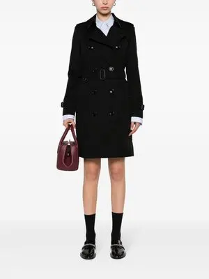 Burberry Double Breasted Belted Trench Coat