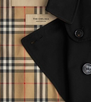 Burberry Double Breasted Belted Trench Coat