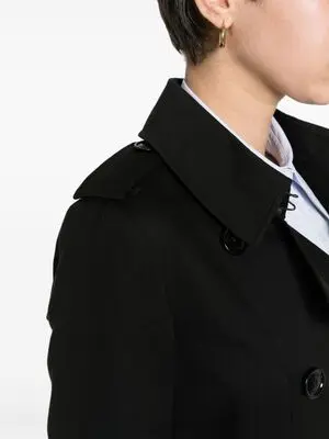 Burberry Double Breasted Belted Trench Coat