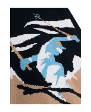 IL GUFO Long-sleeved Ski Scene Sweater