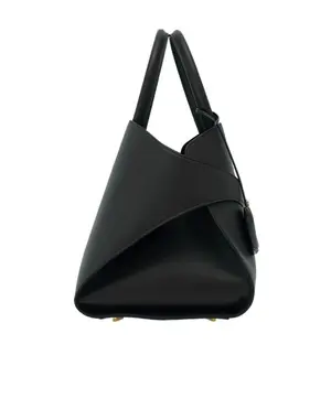 FERRAGAMO Gancini Logo Tote Bag - Black