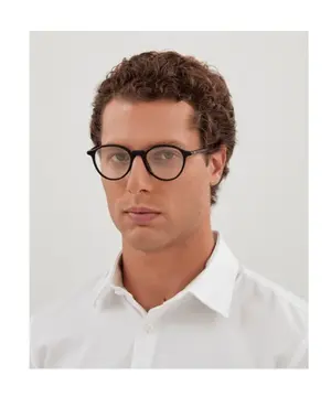 Montblanc Round Frame Eyeglasses - Black