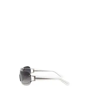 Off-White Geometric Oversized Sunglasses