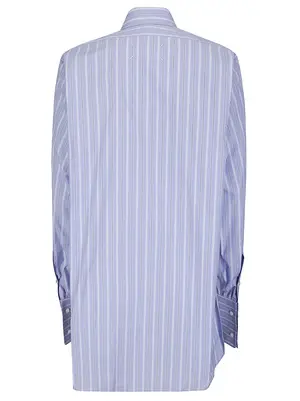 MAISON MARGIELA Striped Long-sleeve Shirt