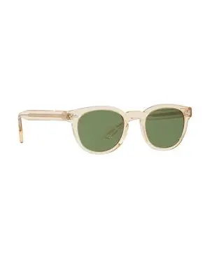 Oliver Spencer Round Acetate Sunglasses - Green