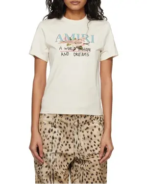 Amiri A World Of Hope And Dreams" Graphic T-shirt