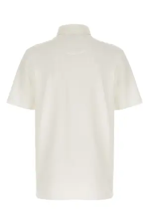 Brioni Short Sleeve Polo Shirt - White