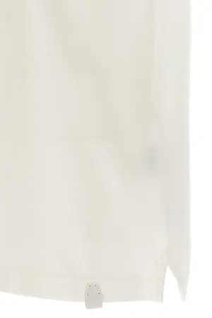 Brioni Short Sleeve Polo Shirt - White