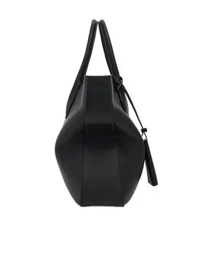 FERRAGAMO Monogram Structured Leather Tote Bag