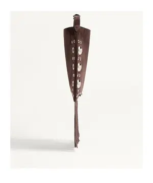 Valentino Garavani Suede Shoulder Bag With Studs And Fringe