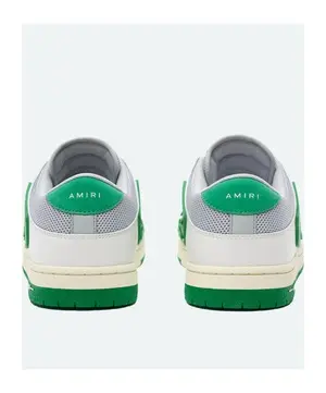 Amiri Skel-top Leather Sneakers - Green