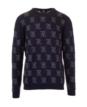 Fendi Slim Fit Sweaters For Men