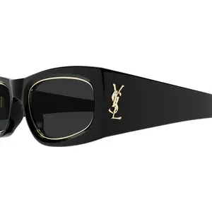 Saint Laurent Rectangle Frame Sunglasses - Black