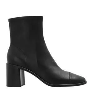 Tory Burch Cap-toe Heeled Ankle Boots
