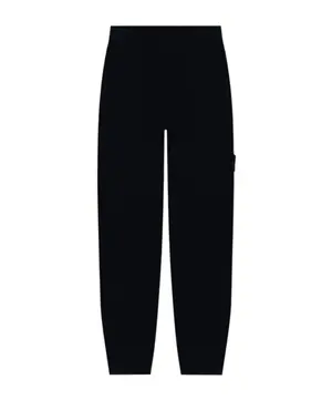 Stone Island Compass Patch Tapered-leg Sweatpants - Blue