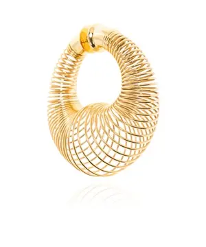 Alaïa Spiral Earrings - Yellow