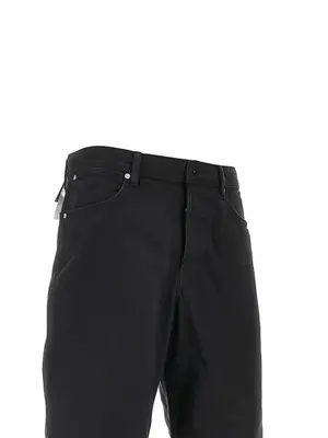 Stone Island Logo Patch Straight-leg Pants