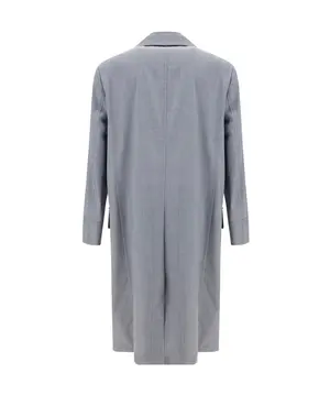 Brunello Cucinelli Double-breasted Coat - Gray