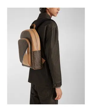 Fendi Ff Motif Zipped Backpack