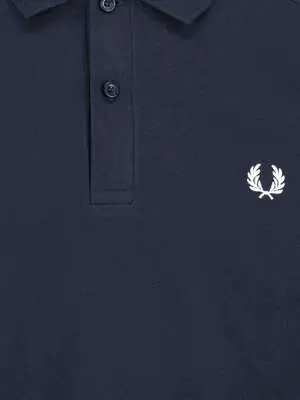 Comme Des Garçons Comme Des Garons Shirt Logo Embroidered Knitted Polo Shirt