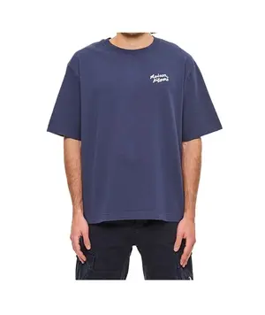 Maison Kitsuné Logo-embroidered Crewneck T-shirt