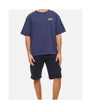 Maison Kitsuné Logo-embroidered Crewneck T-shirt