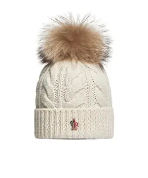 Moncler Pompom Knit Beanie - Bs