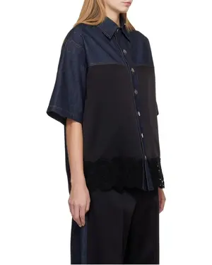 Stella McCartney Short-sleeve Shirt With Lace Detail