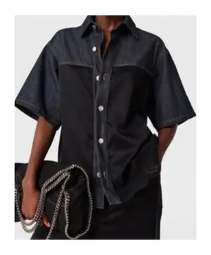 Stella McCartney Short-sleeve Shirt With Lace Detail