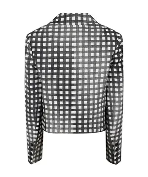 Ermanno Scervino Checked Cropped Jacket