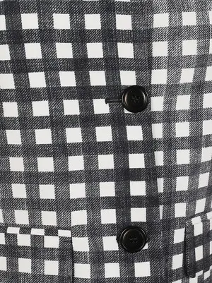 Ermanno Scervino Checked Cropped Jacket