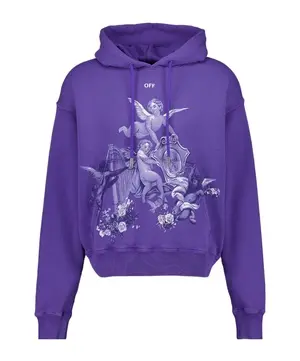 Off-White Putti Skate Drawstring Hoodie - Blue