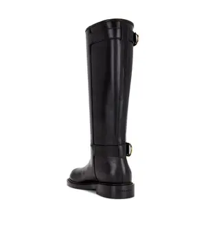 Givenchy Voyou Buckle Detailed Knee-high Boots
