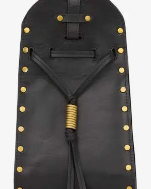 Isabel Marant Étoile Silao Logo Printed Drawstring Crossbody Bag