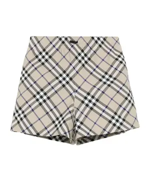 Burberry Checks Shorts For Women