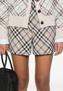 Burberry Plaid Shorts