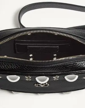 Valentino Garavani Nellcte Vlogo Signature Zip-up Messenger Bag With Studs