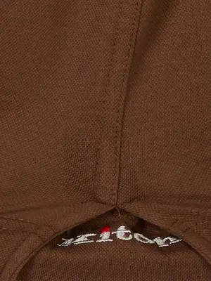 Kiton Short-sleeve Polo Shirt - Brown