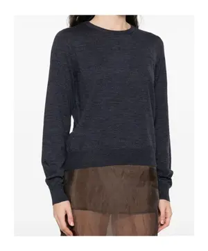 MAISON MARGIELA Long Sleeve Crewneck Jumper - Black