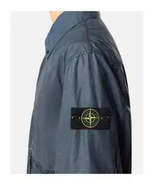 Stone Island Logo Patch Buttoned Jacket