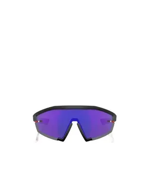 Prada Shield Frame Sports Sunglasses - Blue