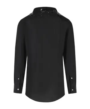 MAISON MARGIELA Tape-detail Long-sleeve Shirt