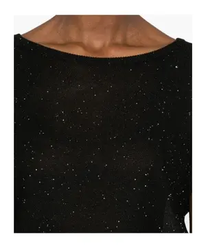 Herno Sequin Embellished Short-sleeved Jumper