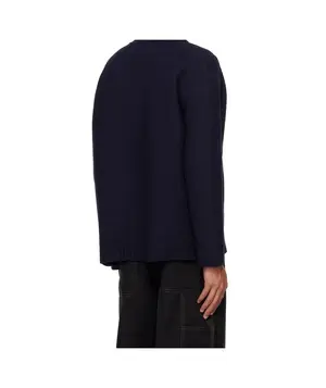 JIL SANDER V-neck Button-down Cardigan - Navy