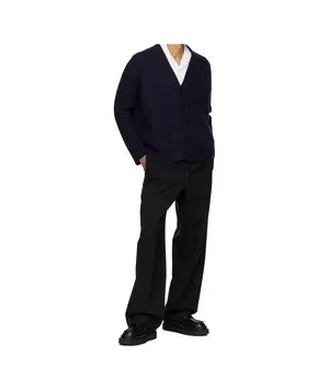 JIL SANDER V-neck Button-down Cardigan - Navy