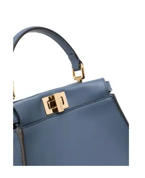 Fendi Peekaboo Mini Shoulder Bag - Blue
